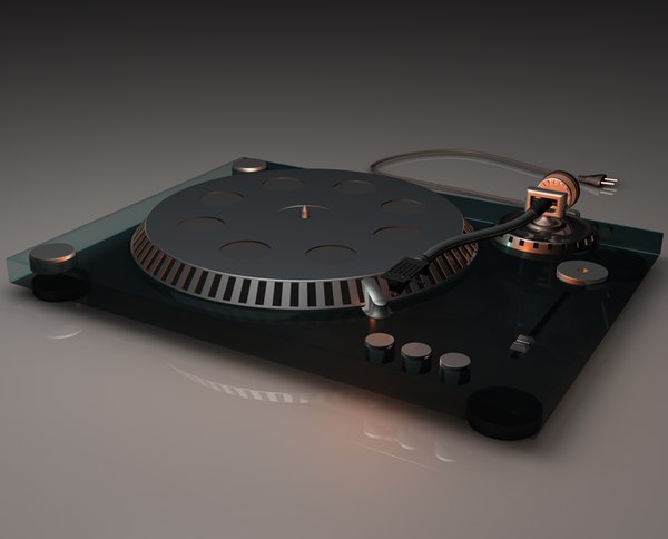 realistic turntable 3d 3ds