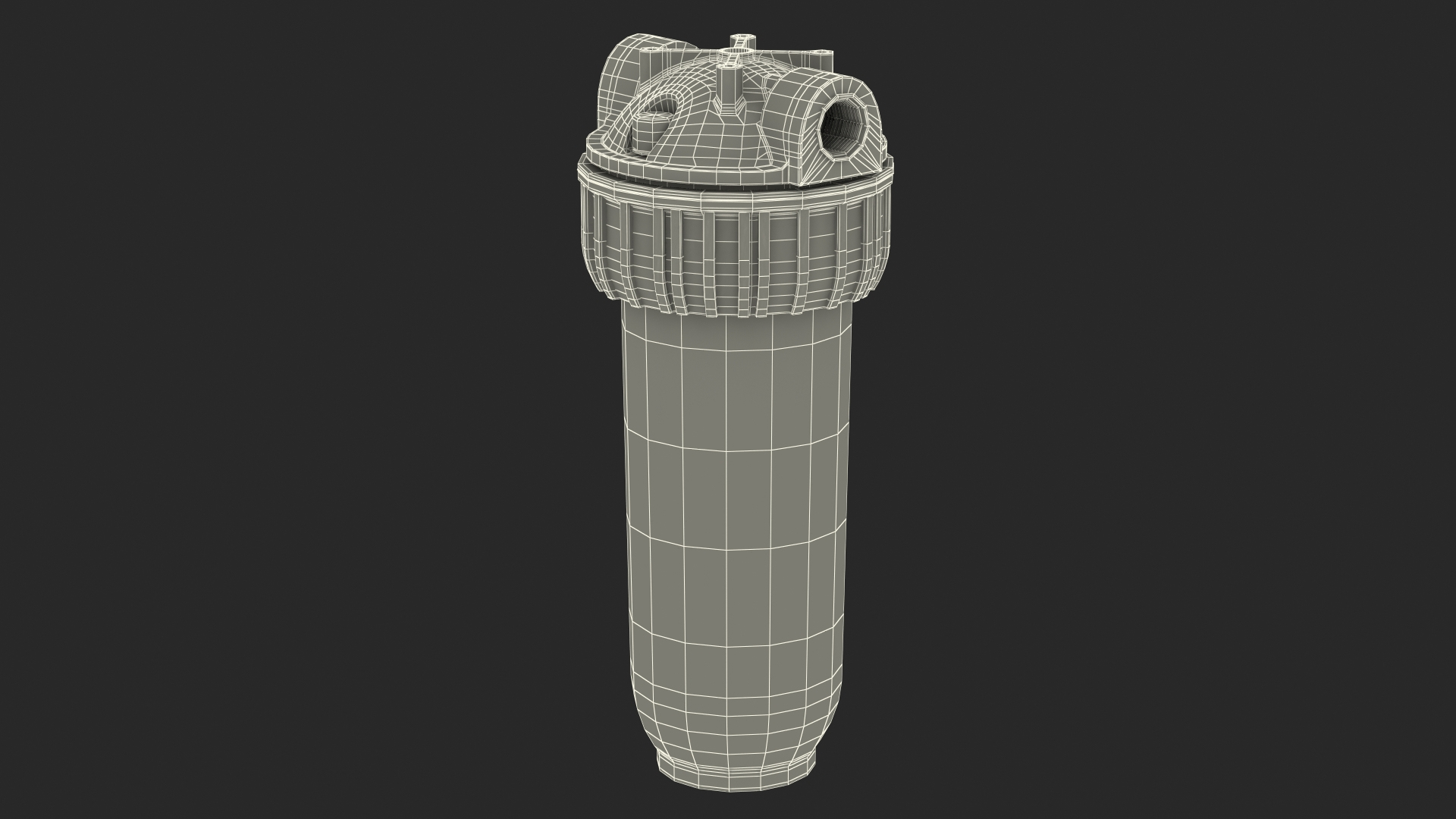 Water Filter Housing Blue 3D Model - TurboSquid 1735836
