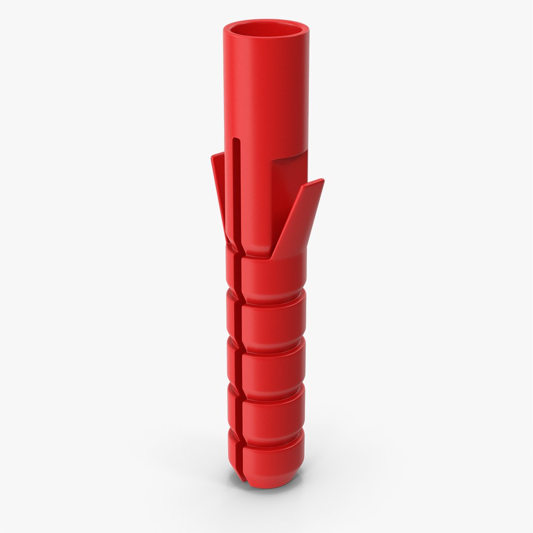 Red Wall Plug 3D model - TurboSquid 1979498