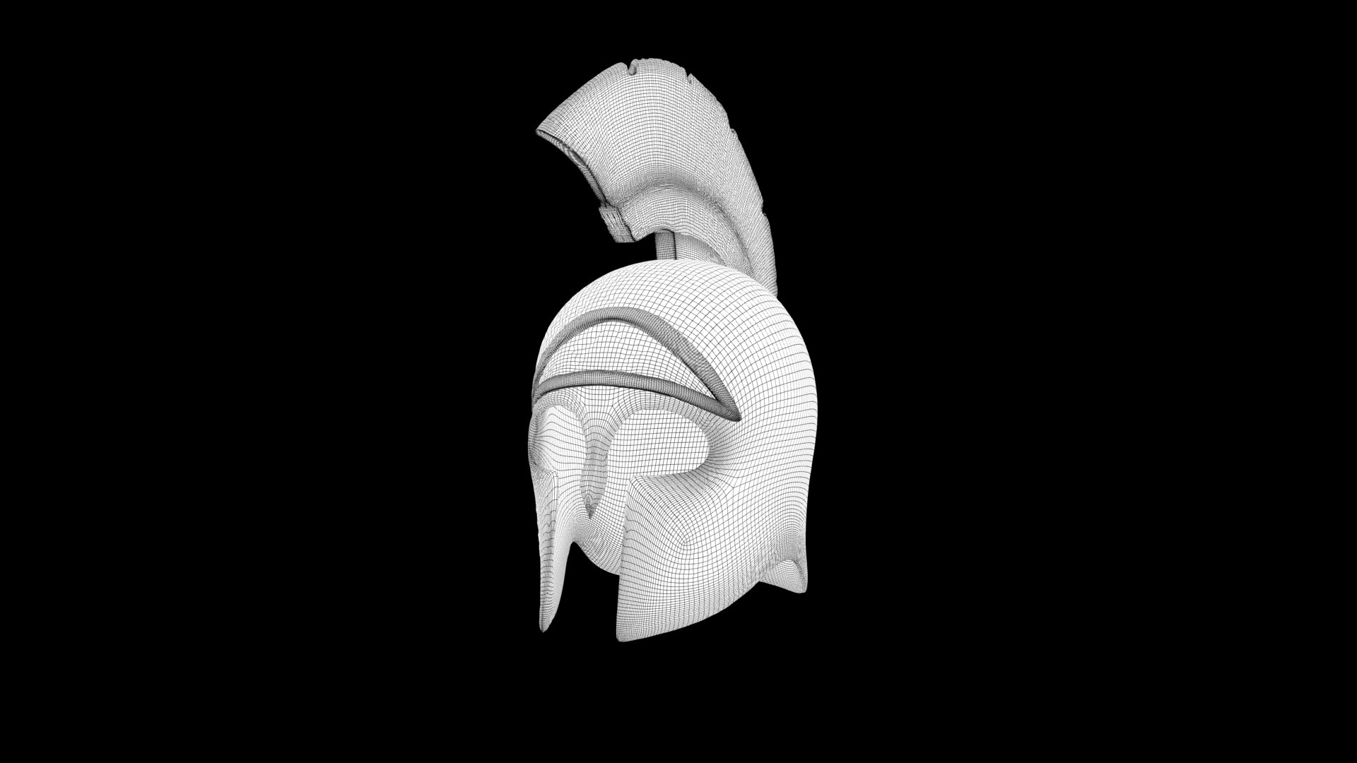 3D Helmet Athena Model - TurboSquid 1667718