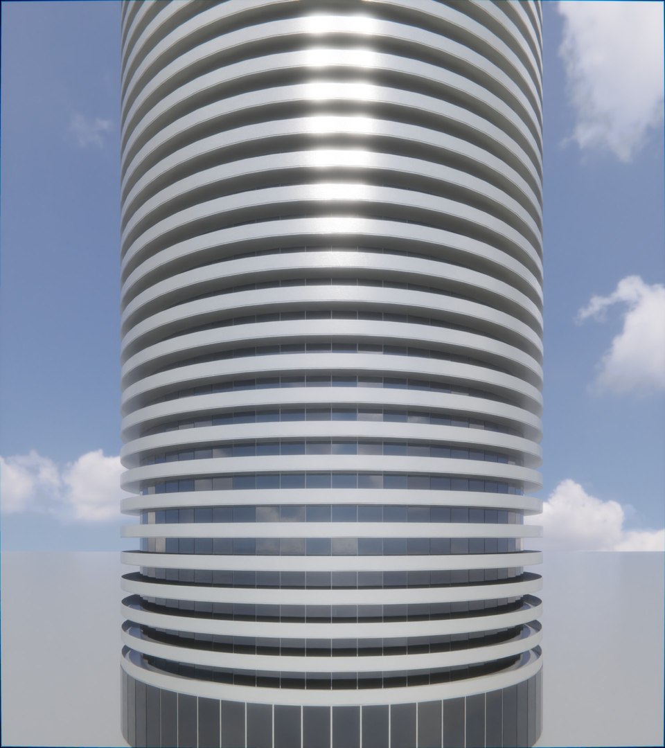 Parametric Building 1b4 3D Model - TurboSquid 2391313