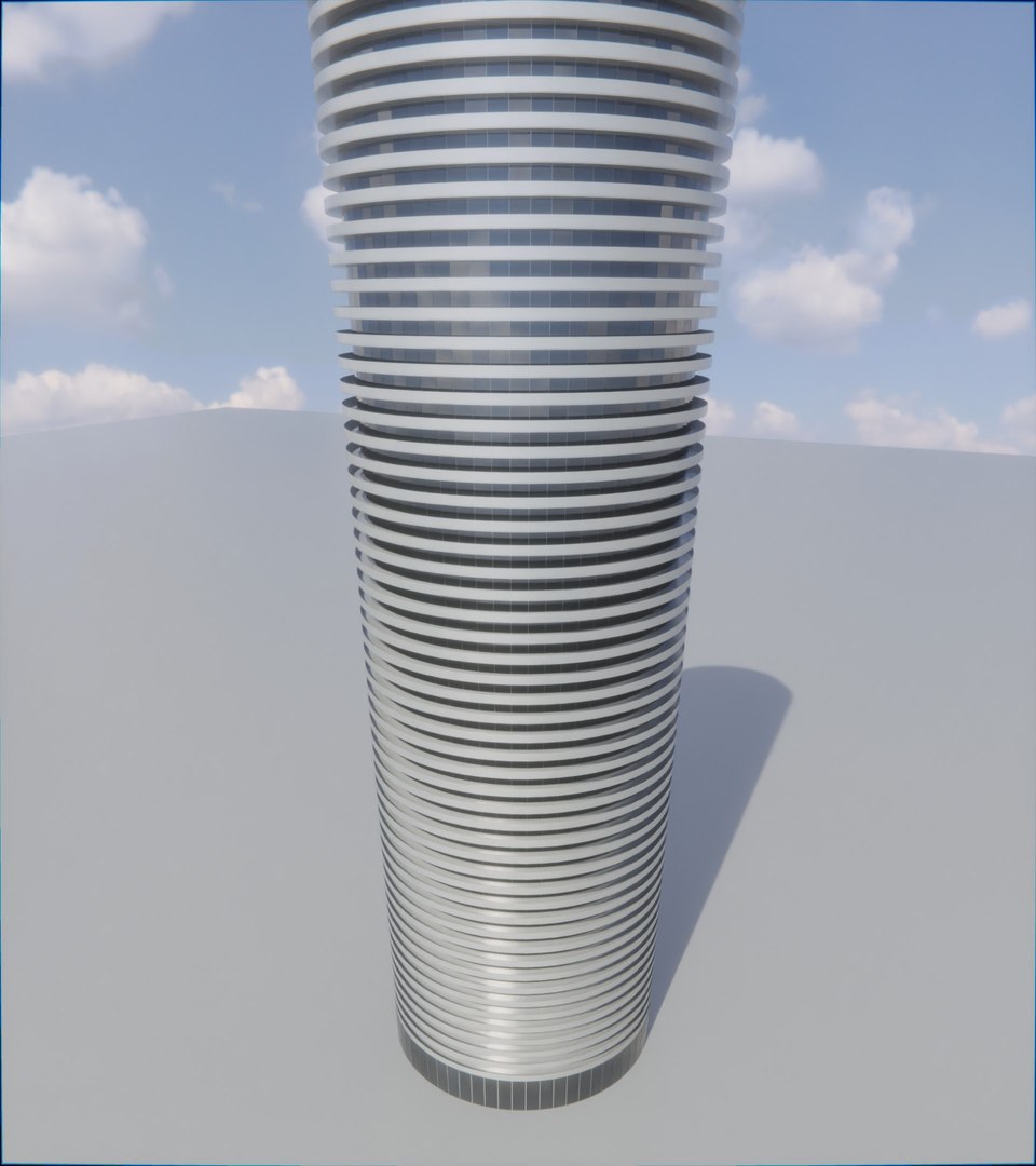 Parametric Building 1b4 3D Model - TurboSquid 2391313