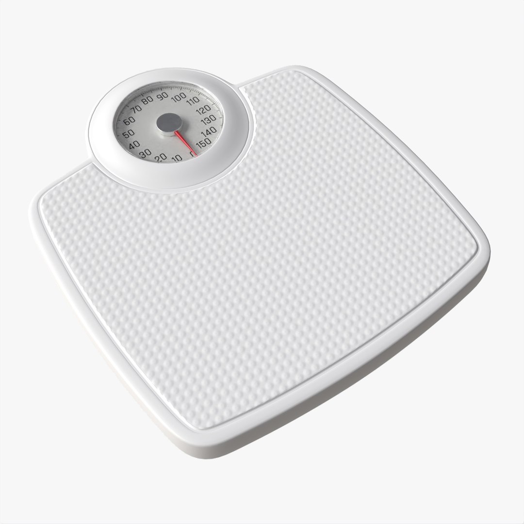 3D Mechanical Bathroom Weighing Scale Model - TurboSquid 2123609