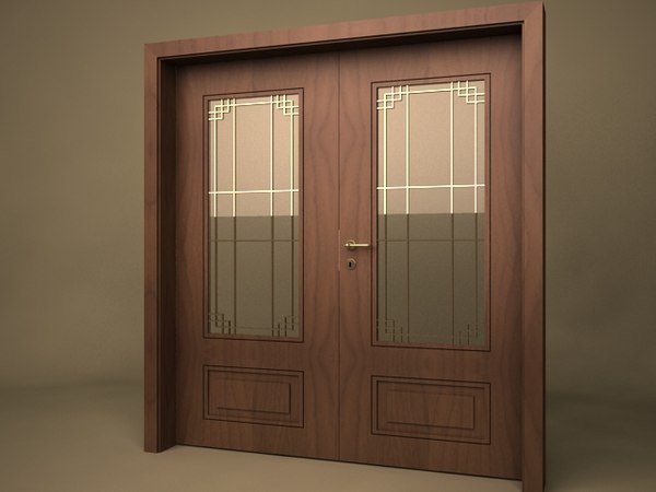 3D antic double door model - TurboSquid 1247087