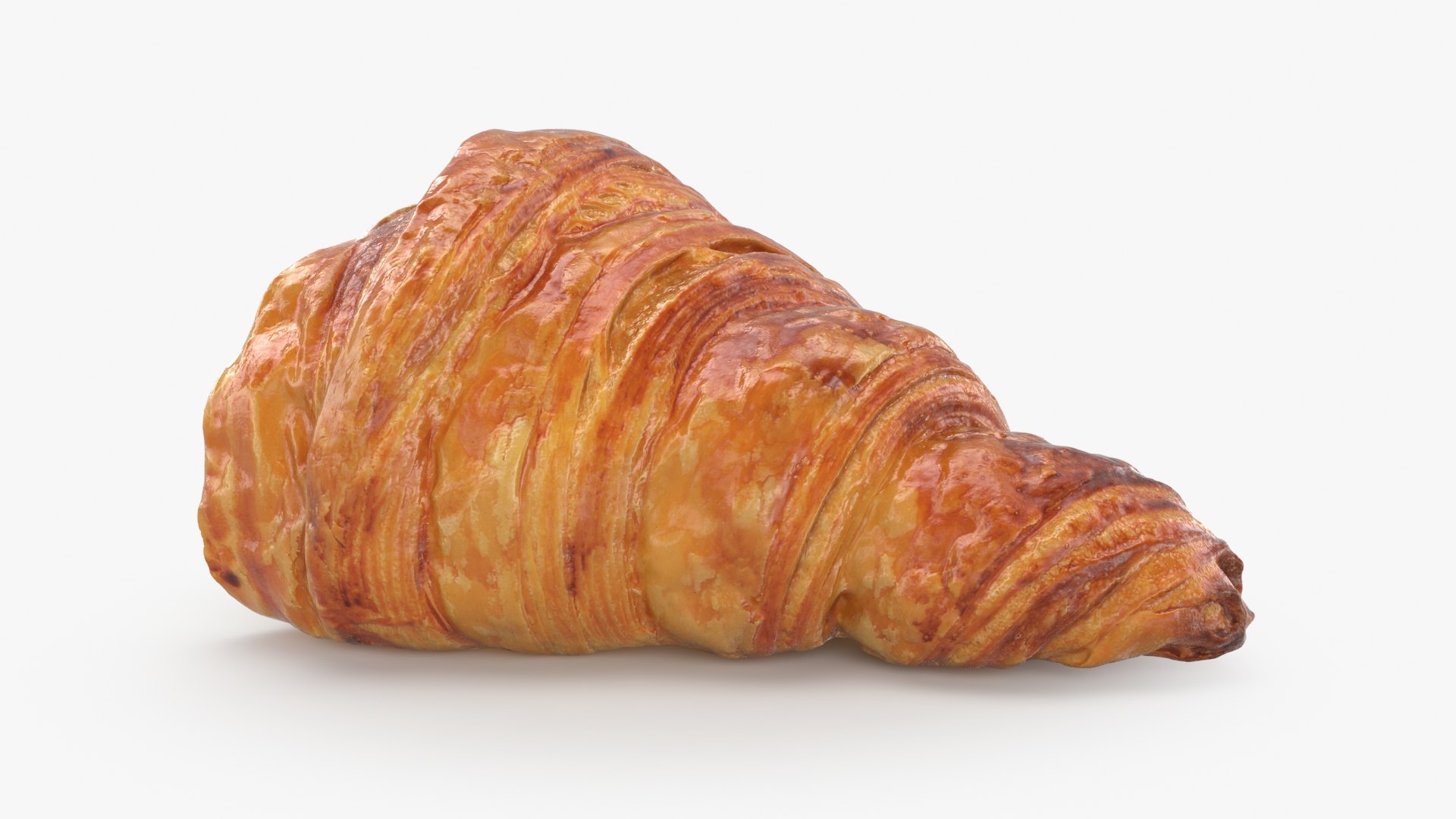 Classic Butter Croissant Half Model - TurboSquid 2129467
