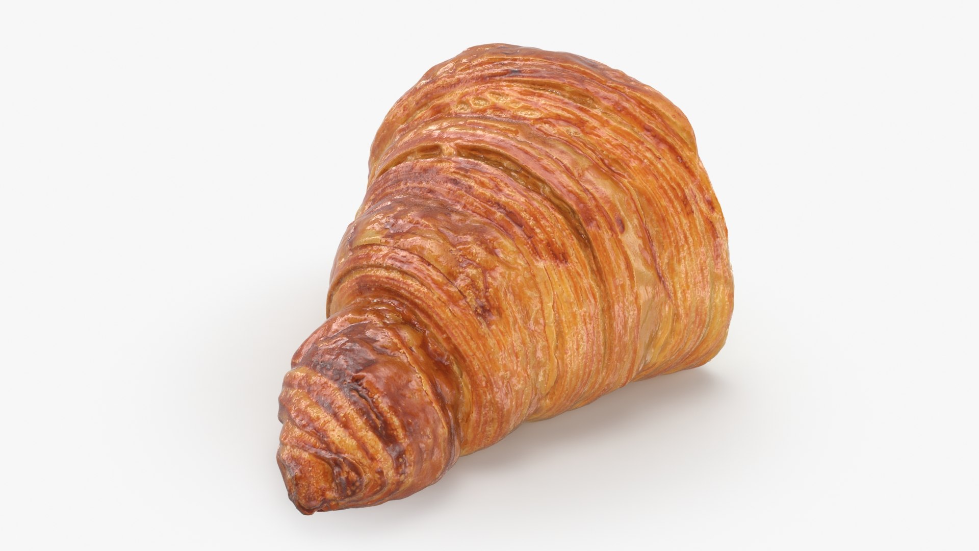 Classic Butter Croissant Half Model - TurboSquid 2129467
