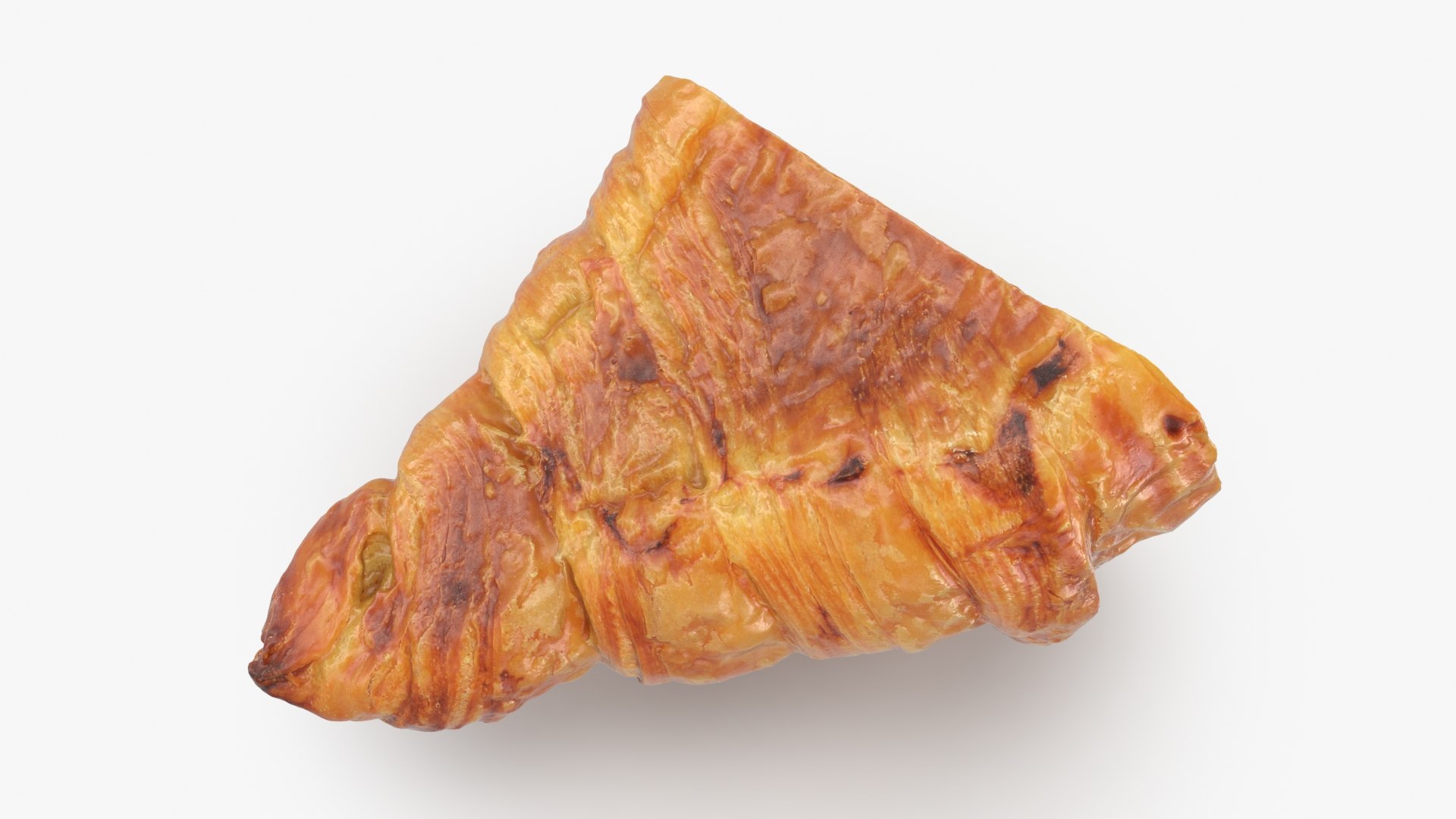 Classic Butter Croissant Half model - TurboSquid 2129467