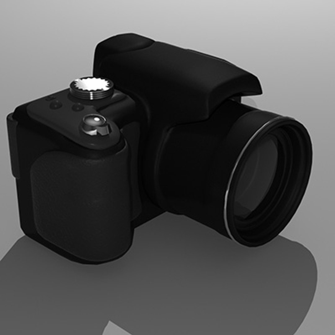 3d Model Digital Camera
