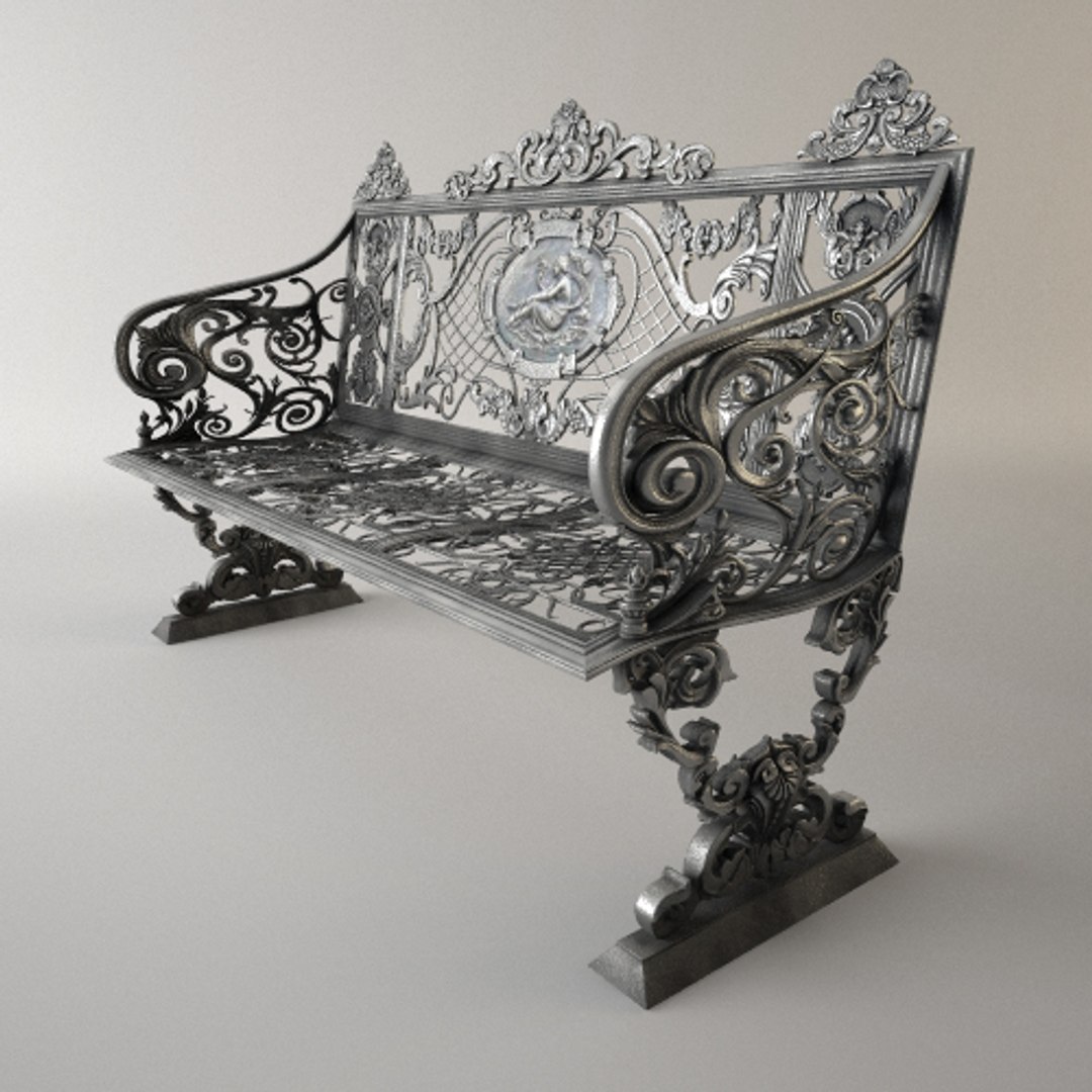 Bench Forged 3d Model
