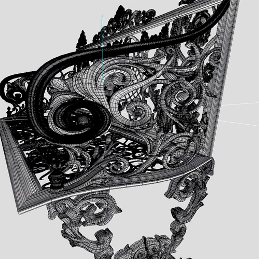 Bench Forged 3d Model