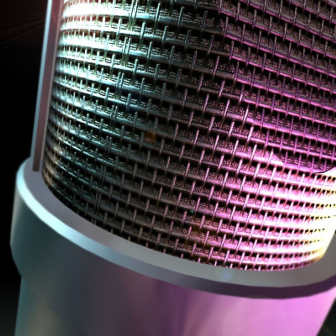 3ds max microphone tripod