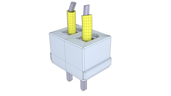 3D model block terminal electric - TurboSquid 1598599