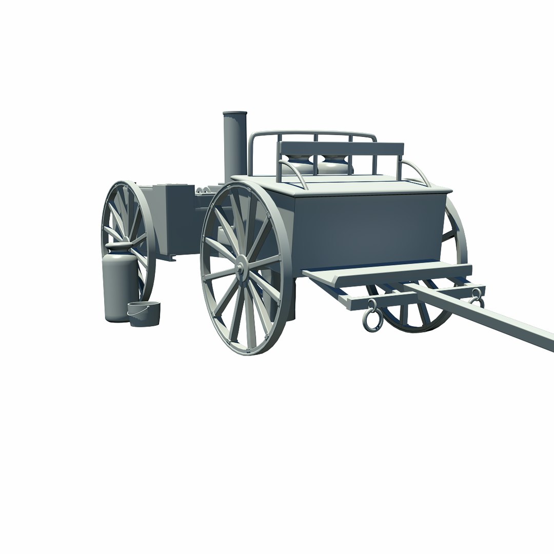 German Field Kitchen 3d Model