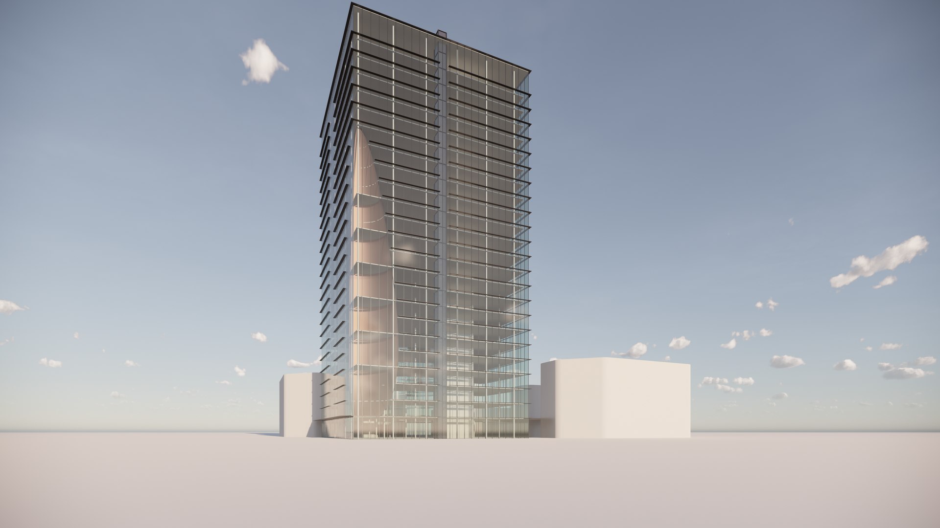 Drop Office Building 3D Model - TurboSquid 1703643