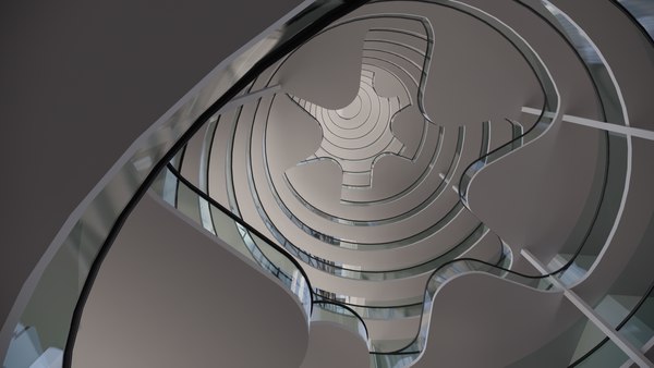 Drop office building 3D model - TurboSquid 1703643