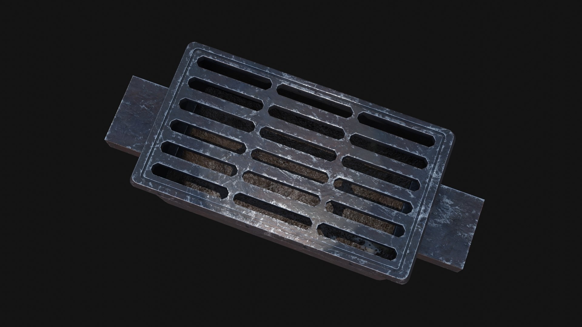 Sewage grate 3D model - TurboSquid 2168253