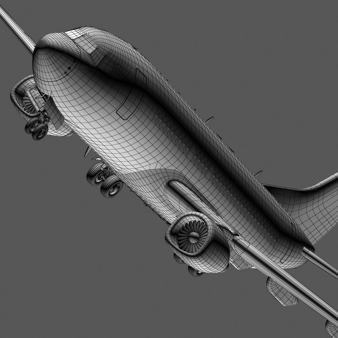 3d Obj Boeing 737-700