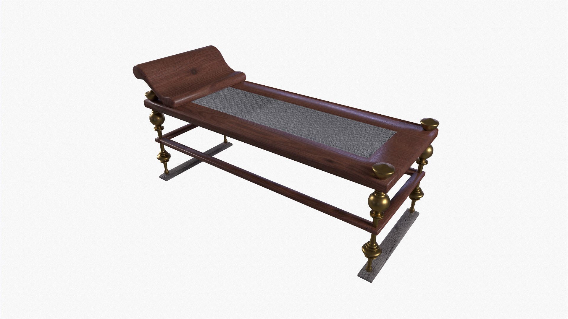 Roman Couch - Lectus Tricliniaris 3D Model - TurboSquid 1860397