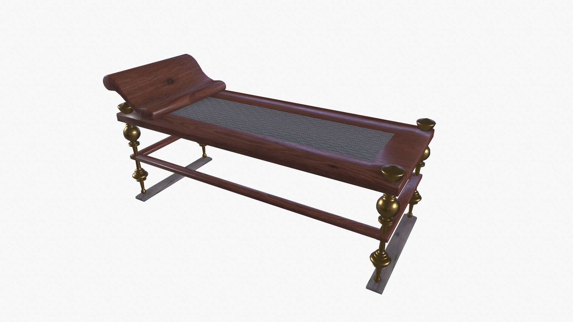 Roman Couch - Lectus Tricliniaris 3D Model - TurboSquid 1860397