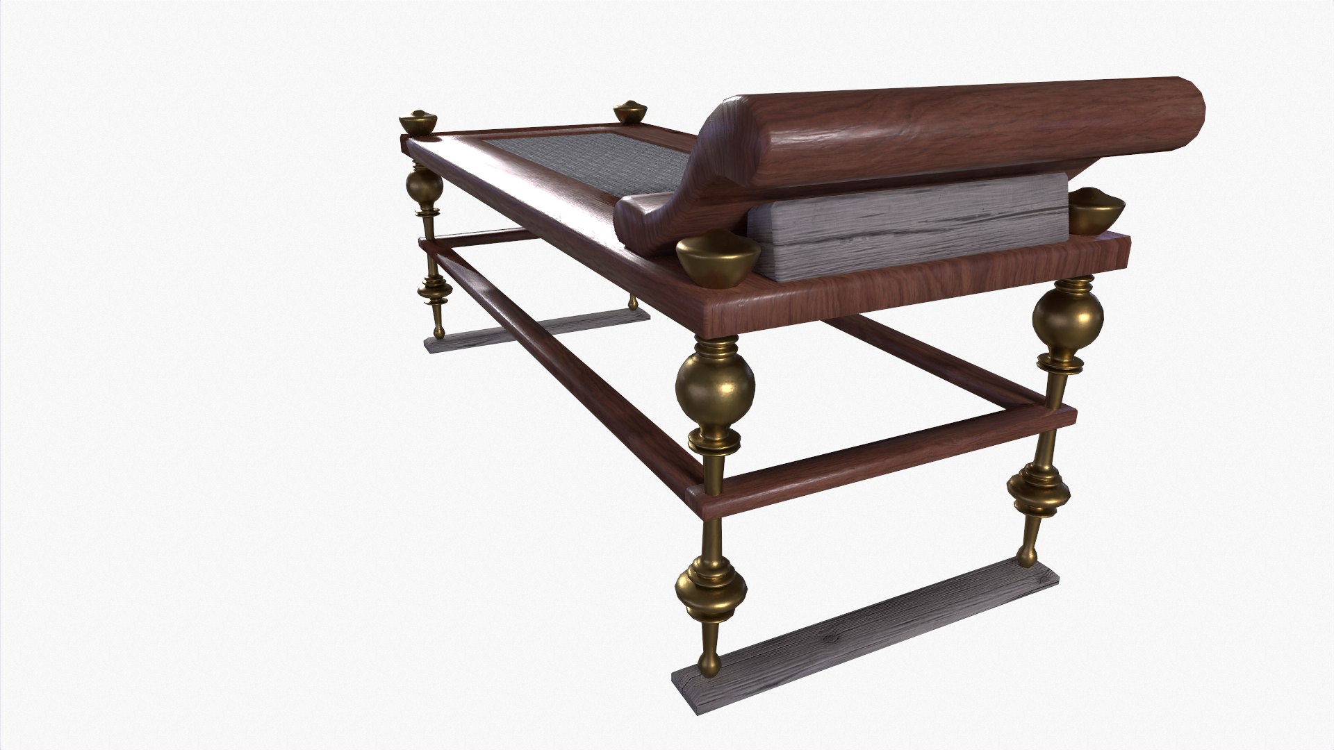 Roman Couch - Lectus Tricliniaris 3D Model - TurboSquid 1860397