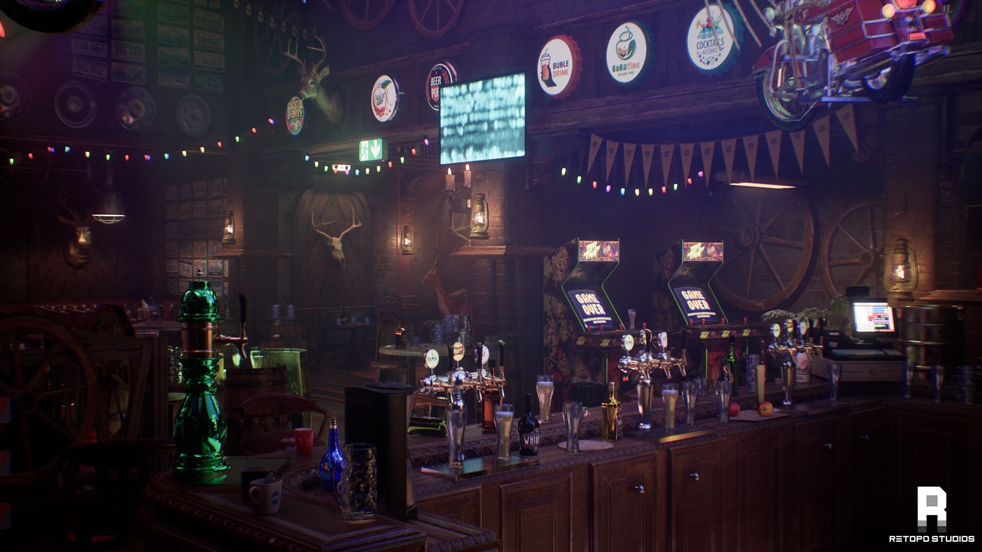 3D Forest Bar MODULAR LUMEN - TurboSquid 2187780