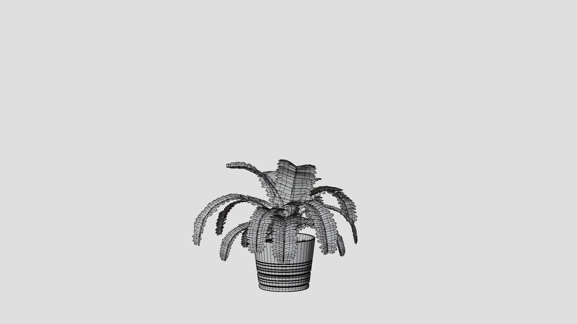 MUSKOT Plants Pots Set 3D Model - TurboSquid 1878920