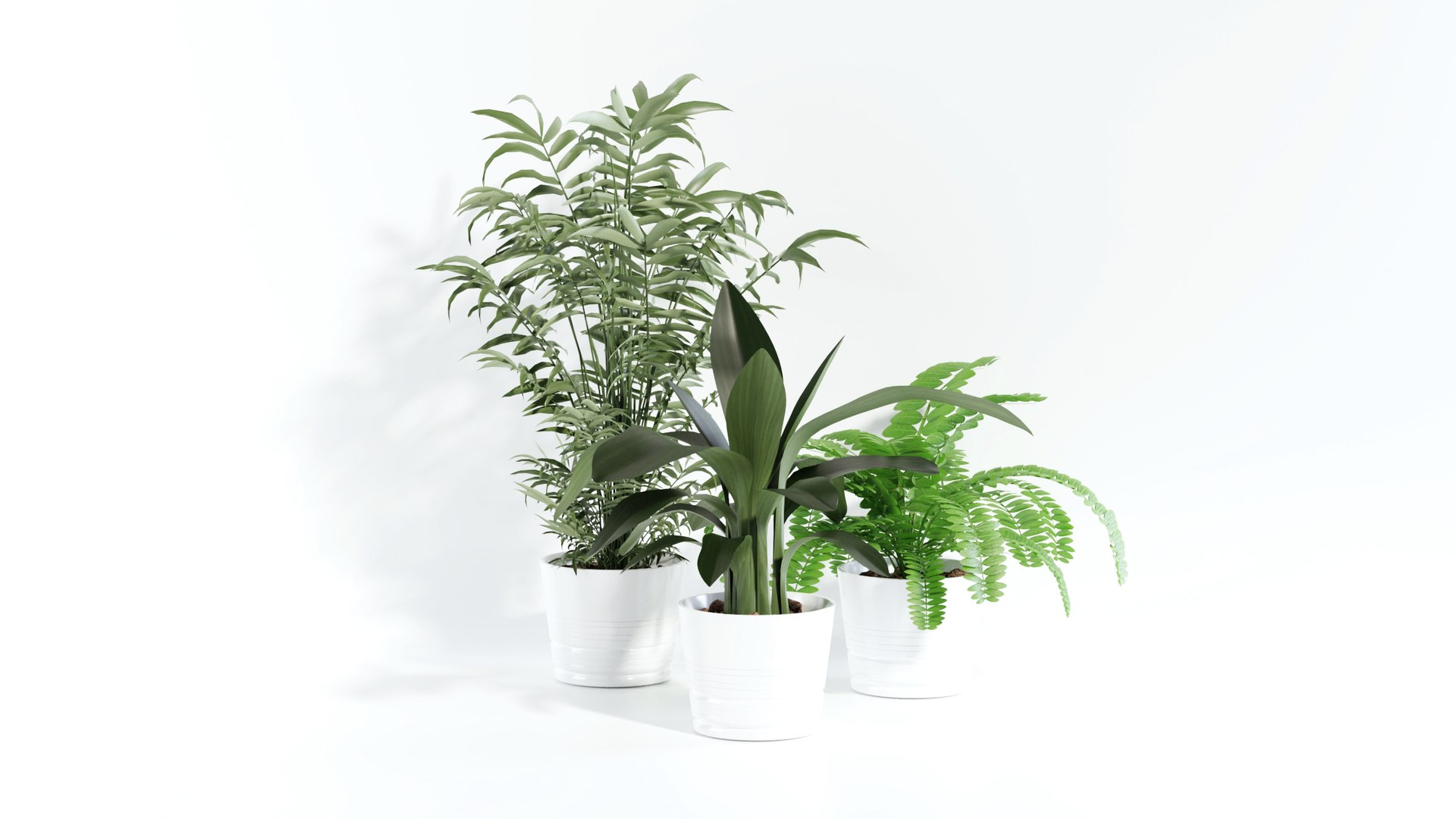MUSKOT Plants Pots Set 3D Model - TurboSquid 1878920