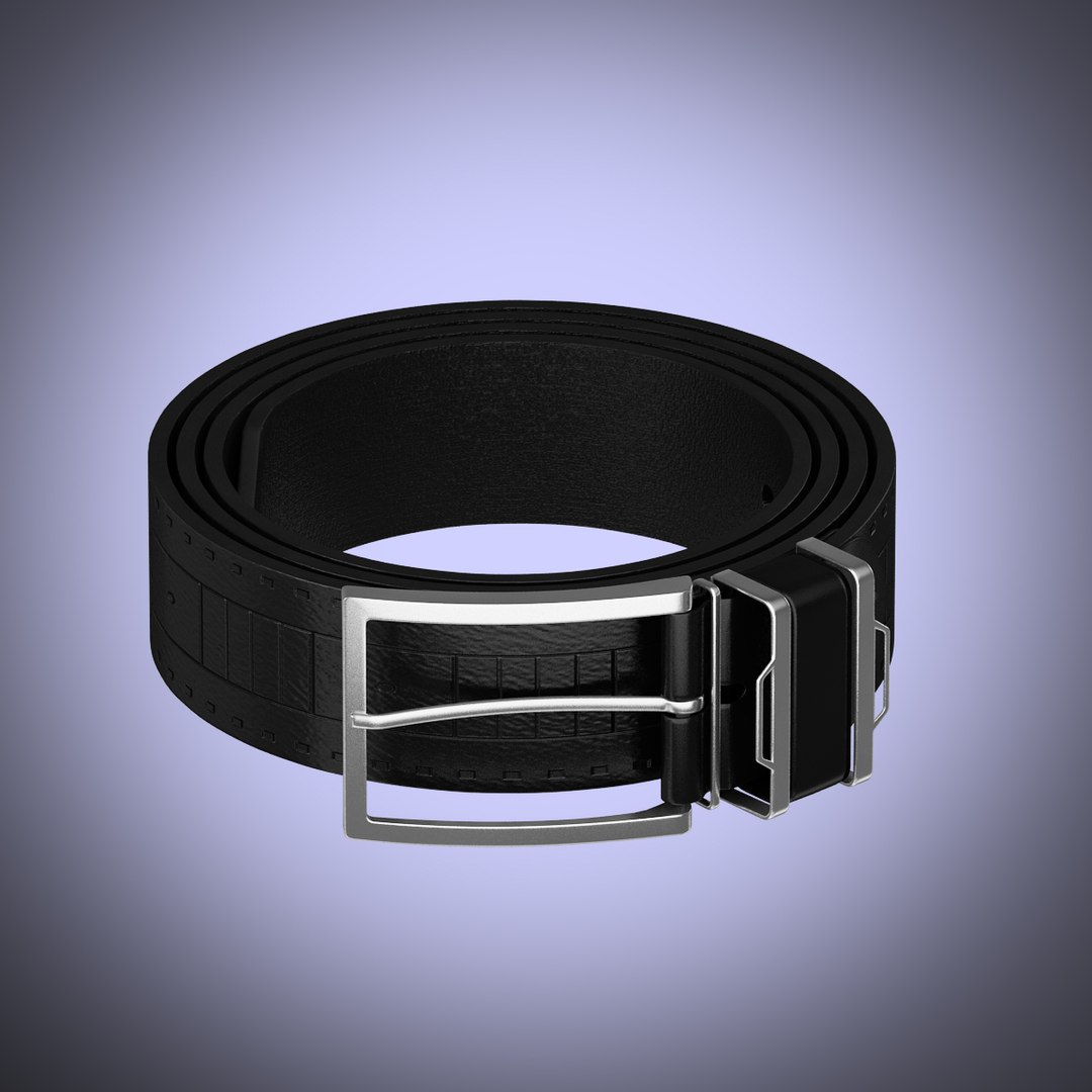 3d Model Belt Realistic Studio