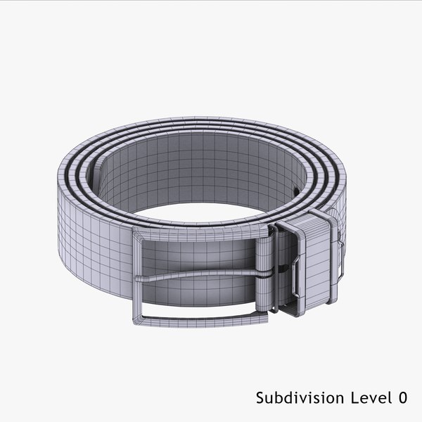 3d model belt realistic studio