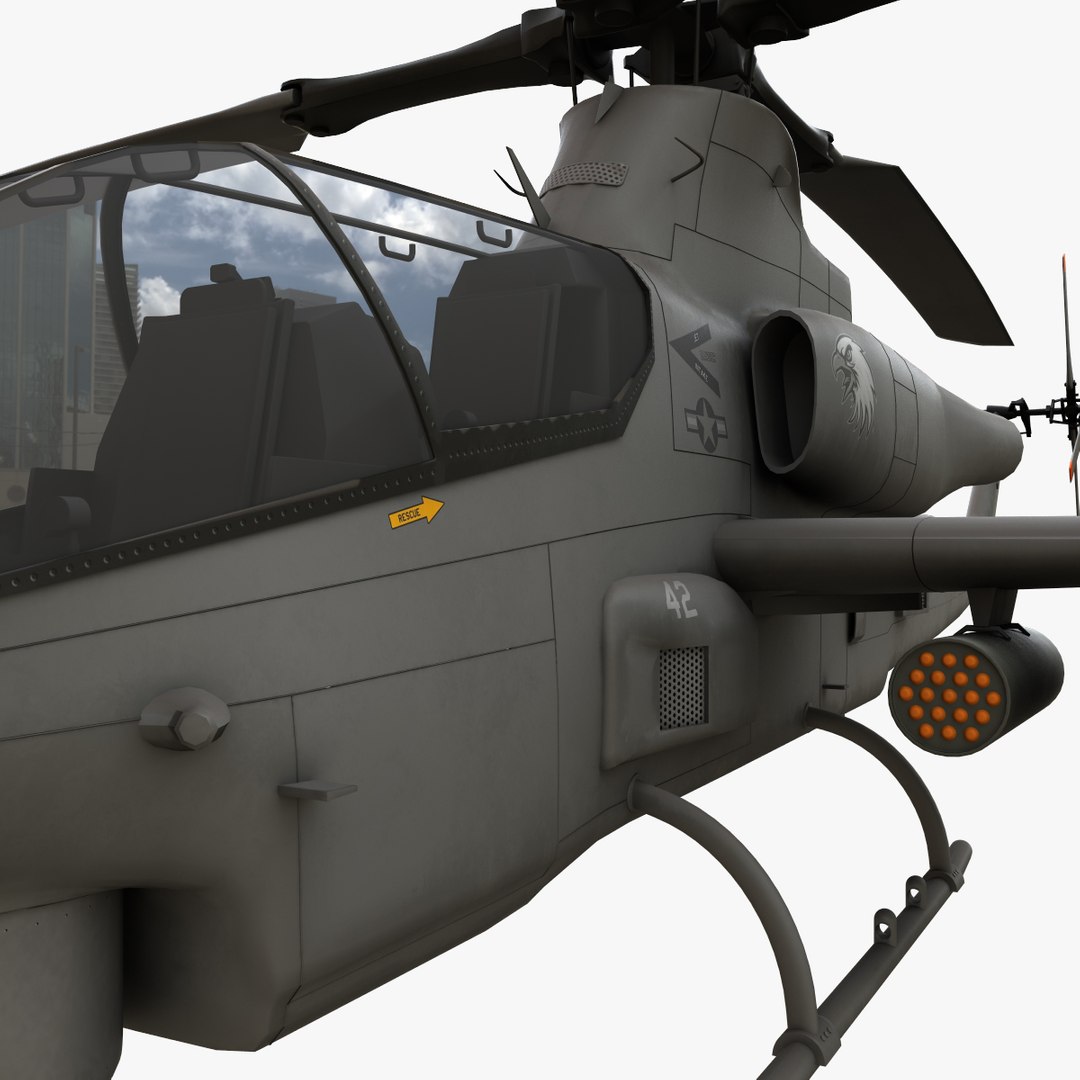 Bell Viper Helicopter 3D Model - TurboSquid 1480993