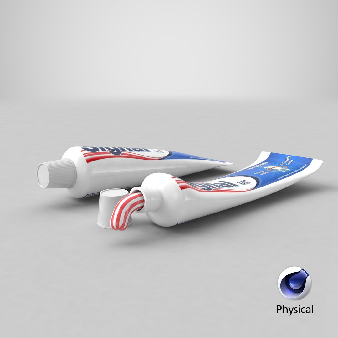 Toothpaste Tooth Paste 3D Model - TurboSquid 1701216