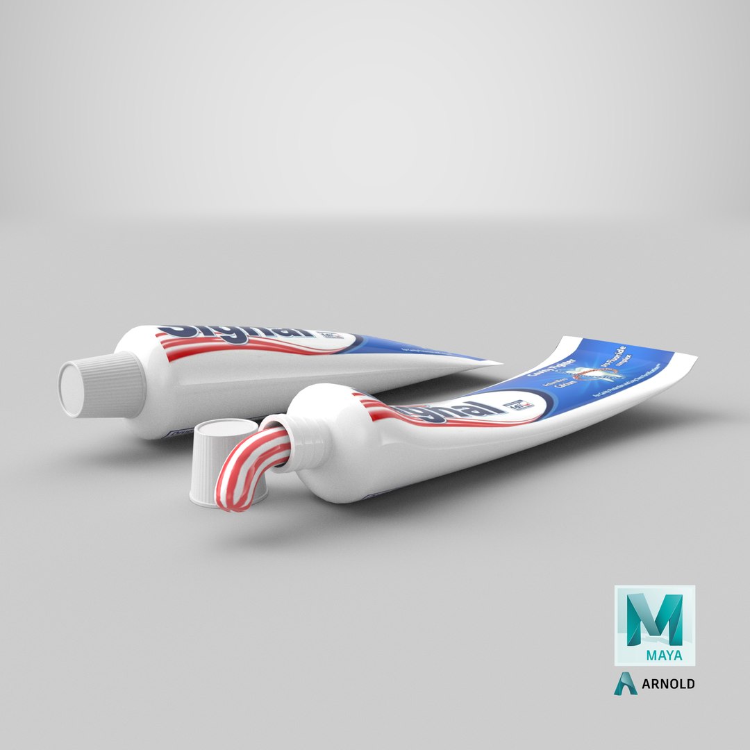 Toothpaste tooth paste 3D model - TurboSquid 1701216