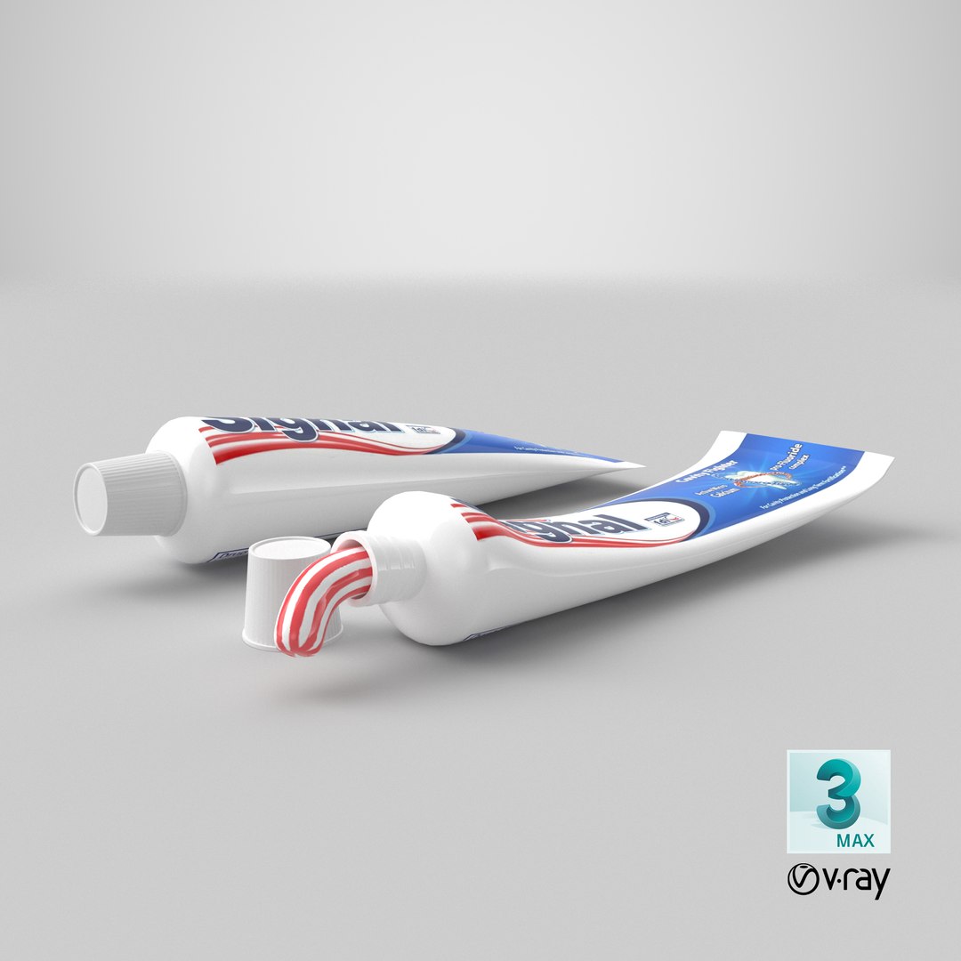 Toothpaste Tooth Paste 3D Model - TurboSquid 1701216