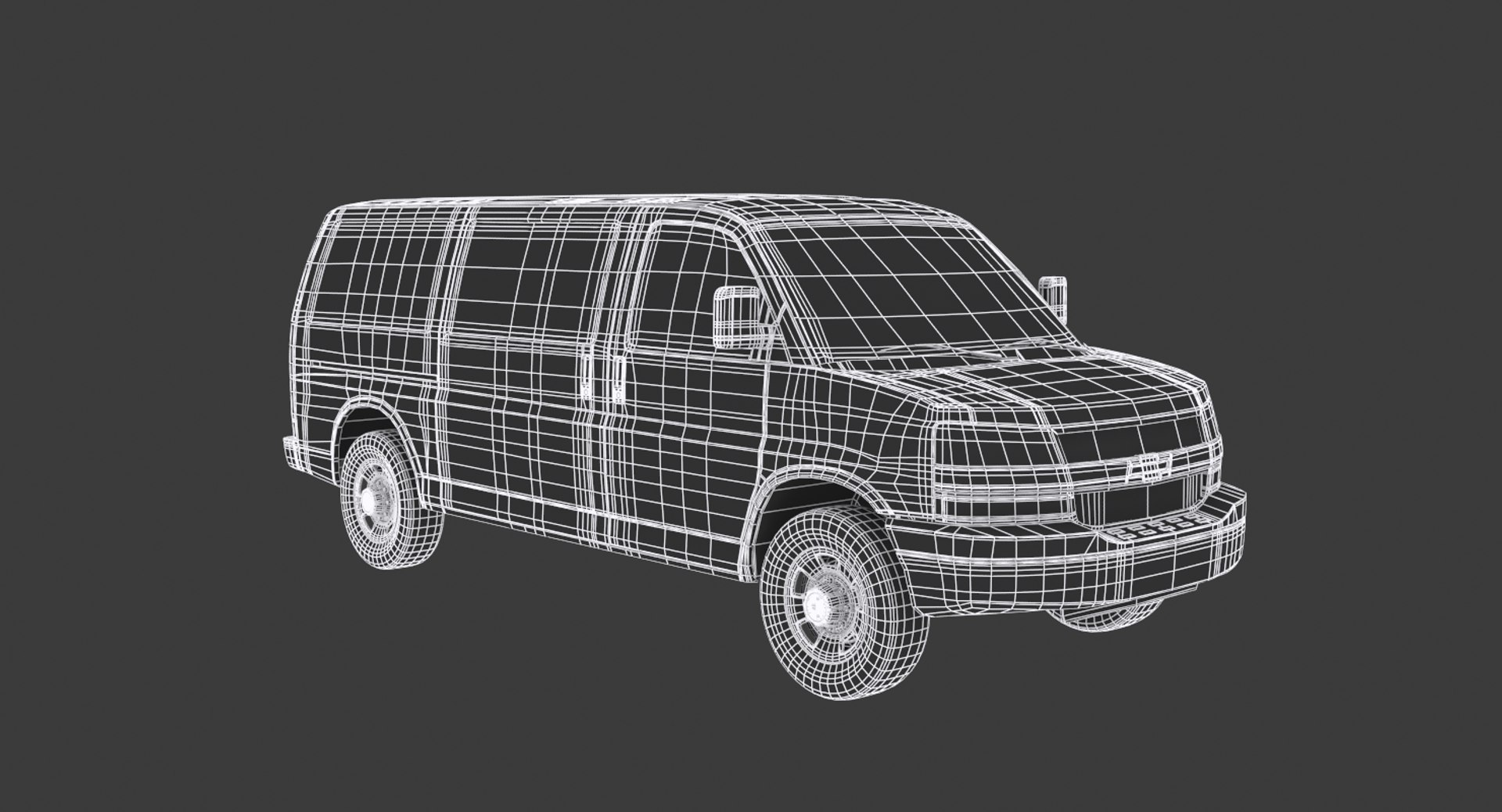 3D model express chevrolet van 1951 - TurboSquid 1392947
