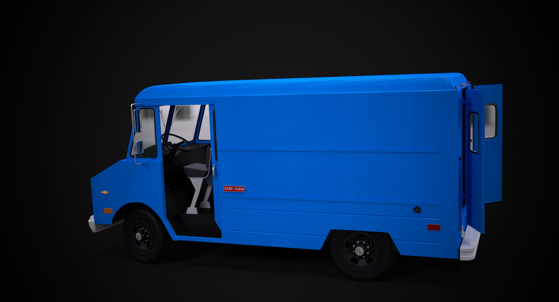 3D model express chevrolet van 1951 - TurboSquid 1392947
