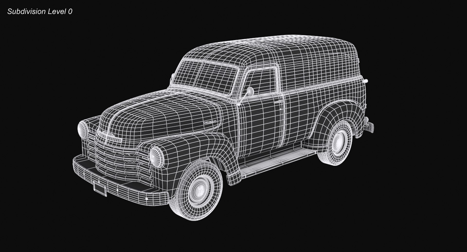 3D model express chevrolet van 1951 - TurboSquid 1392947