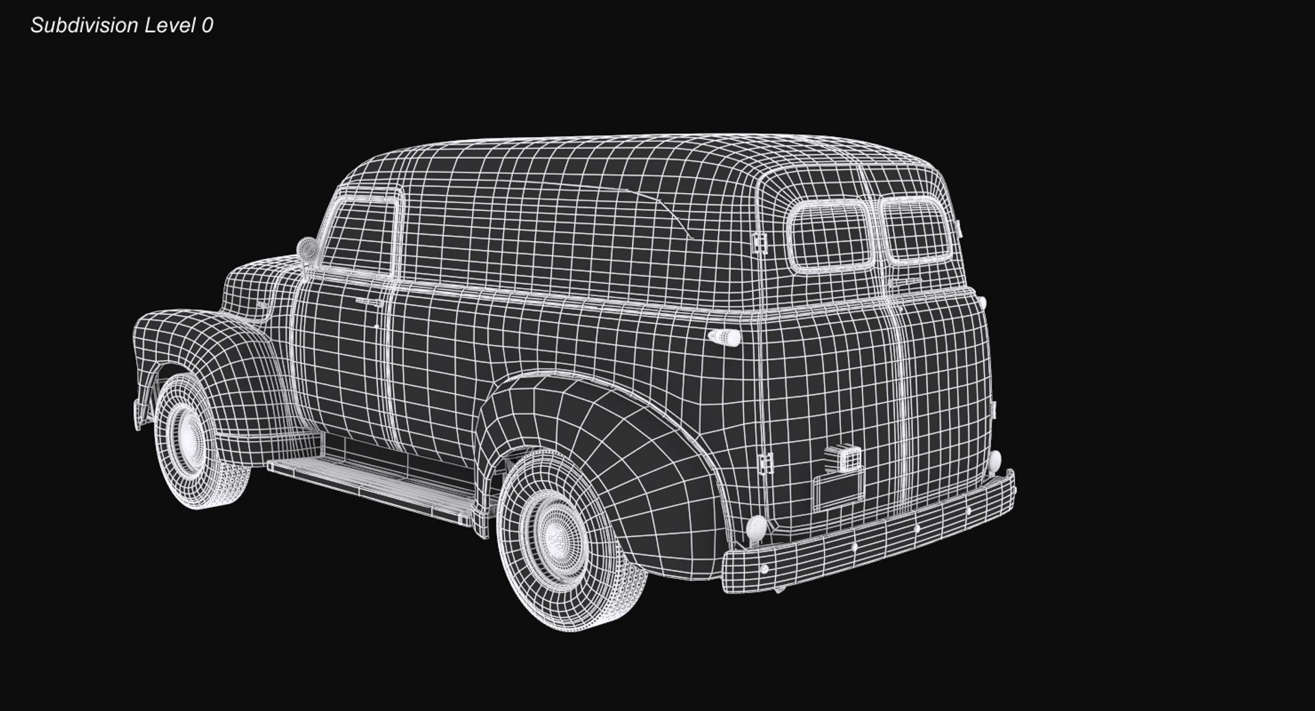 3D model express chevrolet van 1951 - TurboSquid 1392947