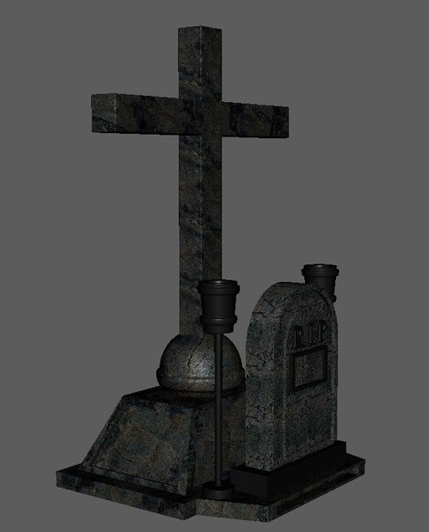 tomb grave obj