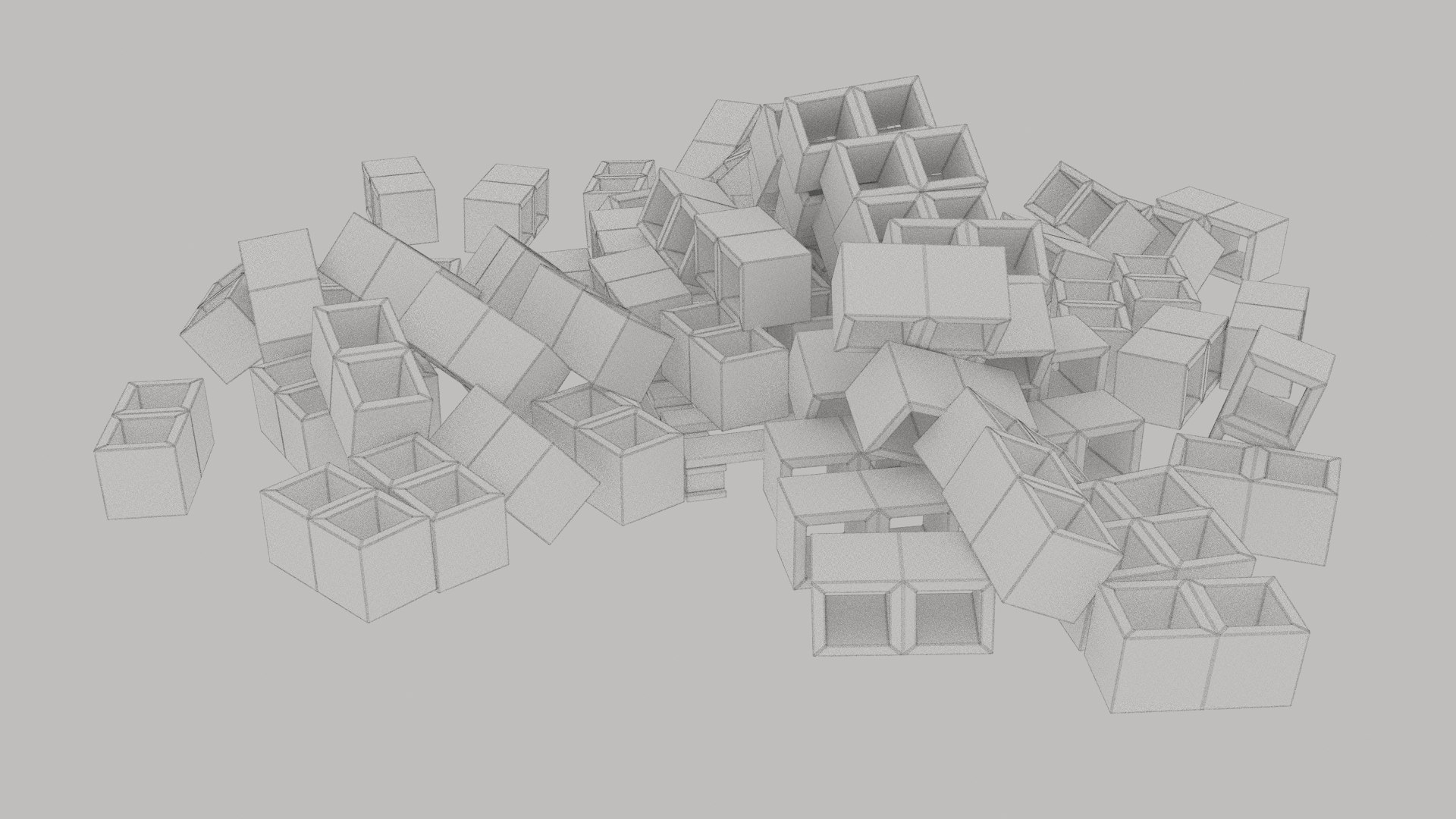 3D Model Concrete Bricks Pallet 1 - TurboSquid 1949346