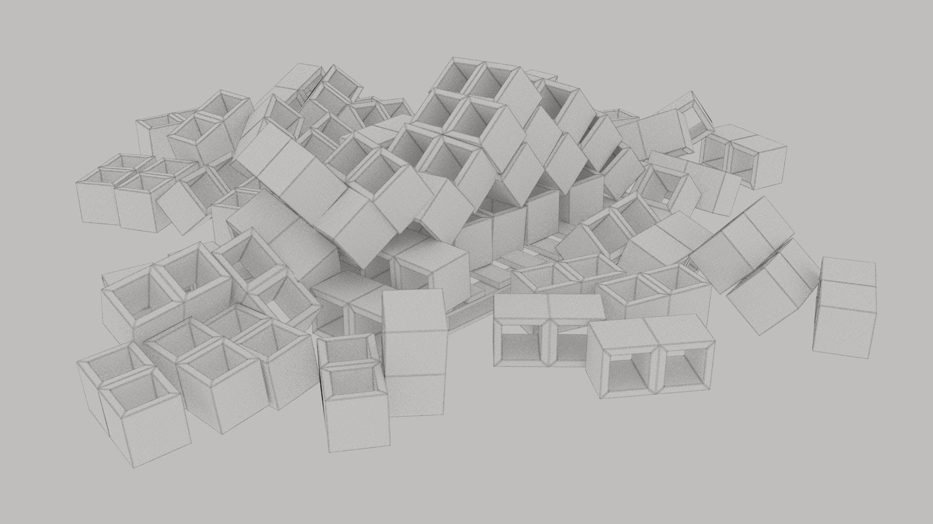 3D Model Concrete Bricks Pallet 1 - TurboSquid 1949346