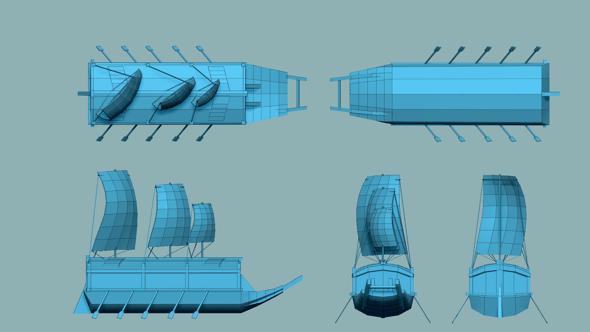 3D Korean Turtle Ship - Model - TurboSquid 1693960