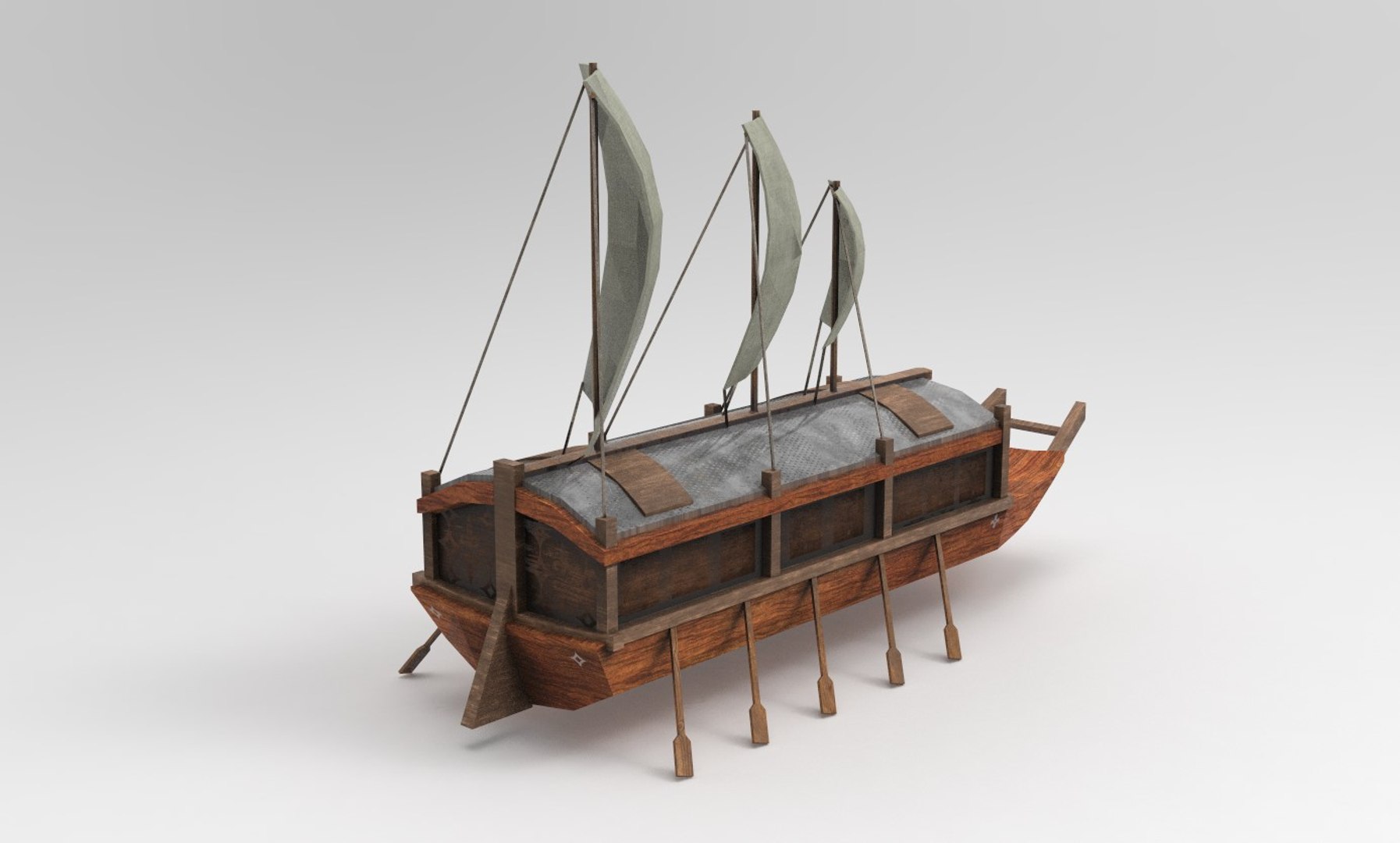 3D Korean Turtle Ship - Model - TurboSquid 1693960