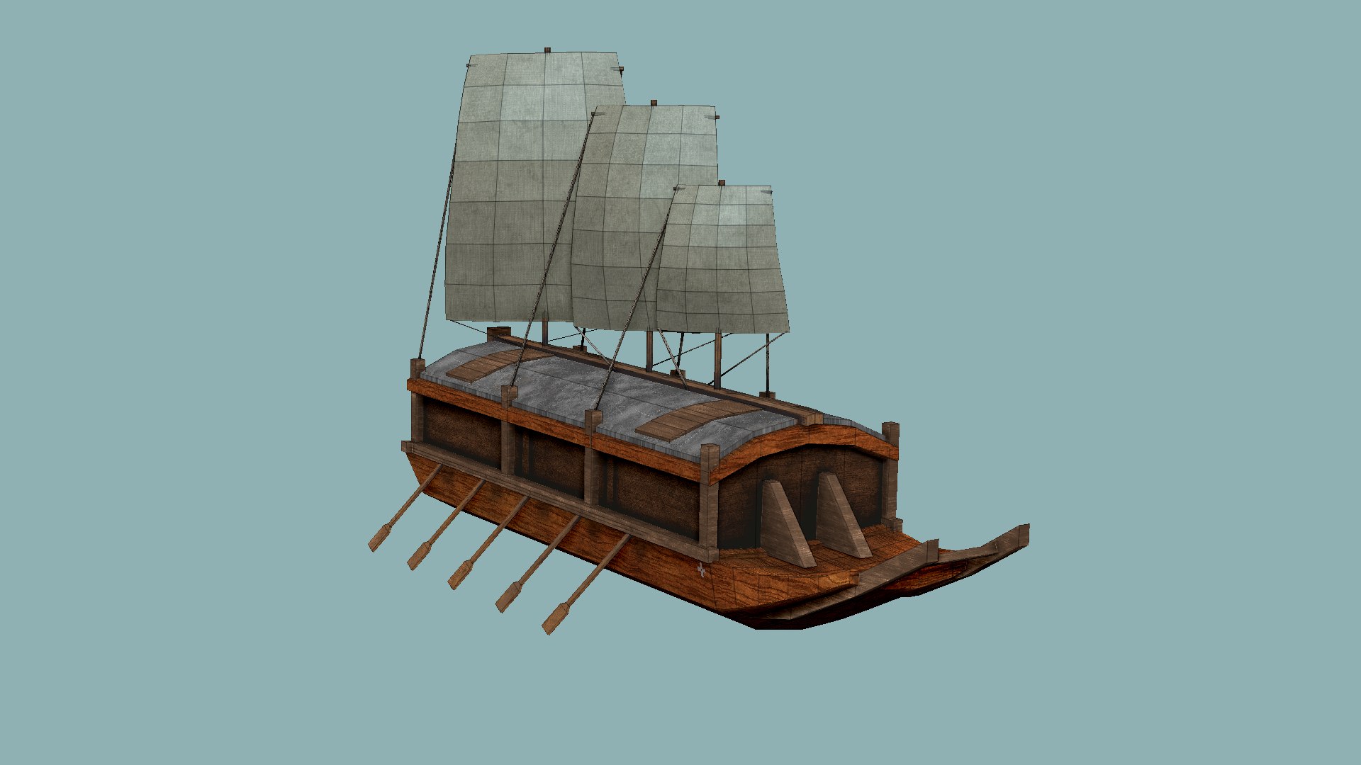 3D Korean Turtle Ship - Model - TurboSquid 1693960