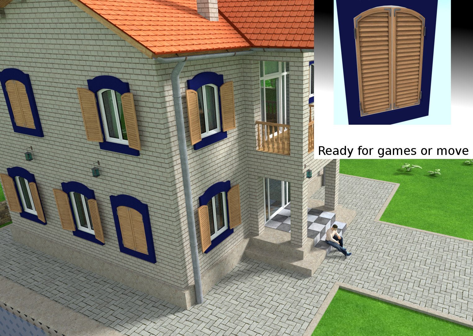 3D Window Shutters | 1147161 | TurboSquid