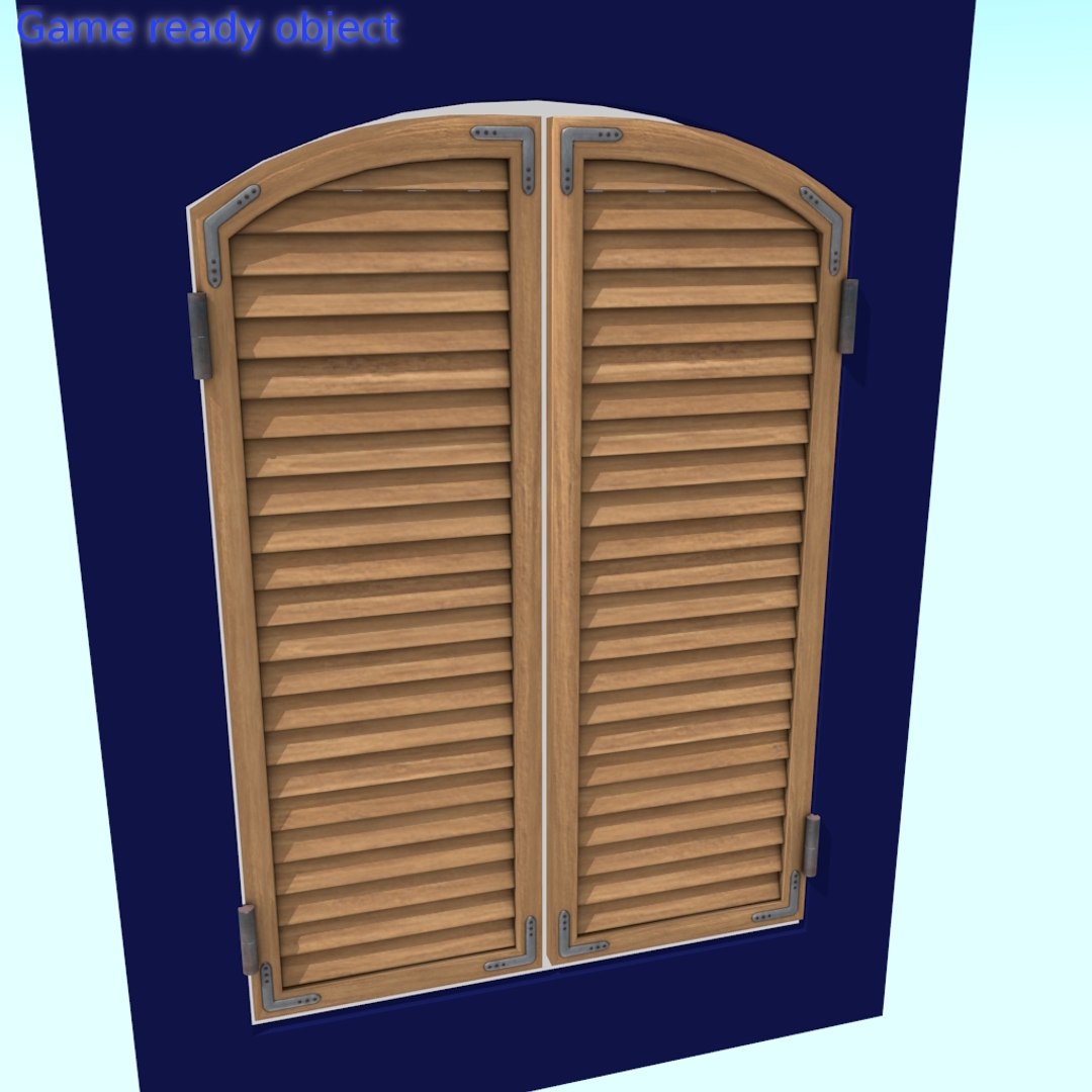 3D Window Shutters | 1147161 | TurboSquid