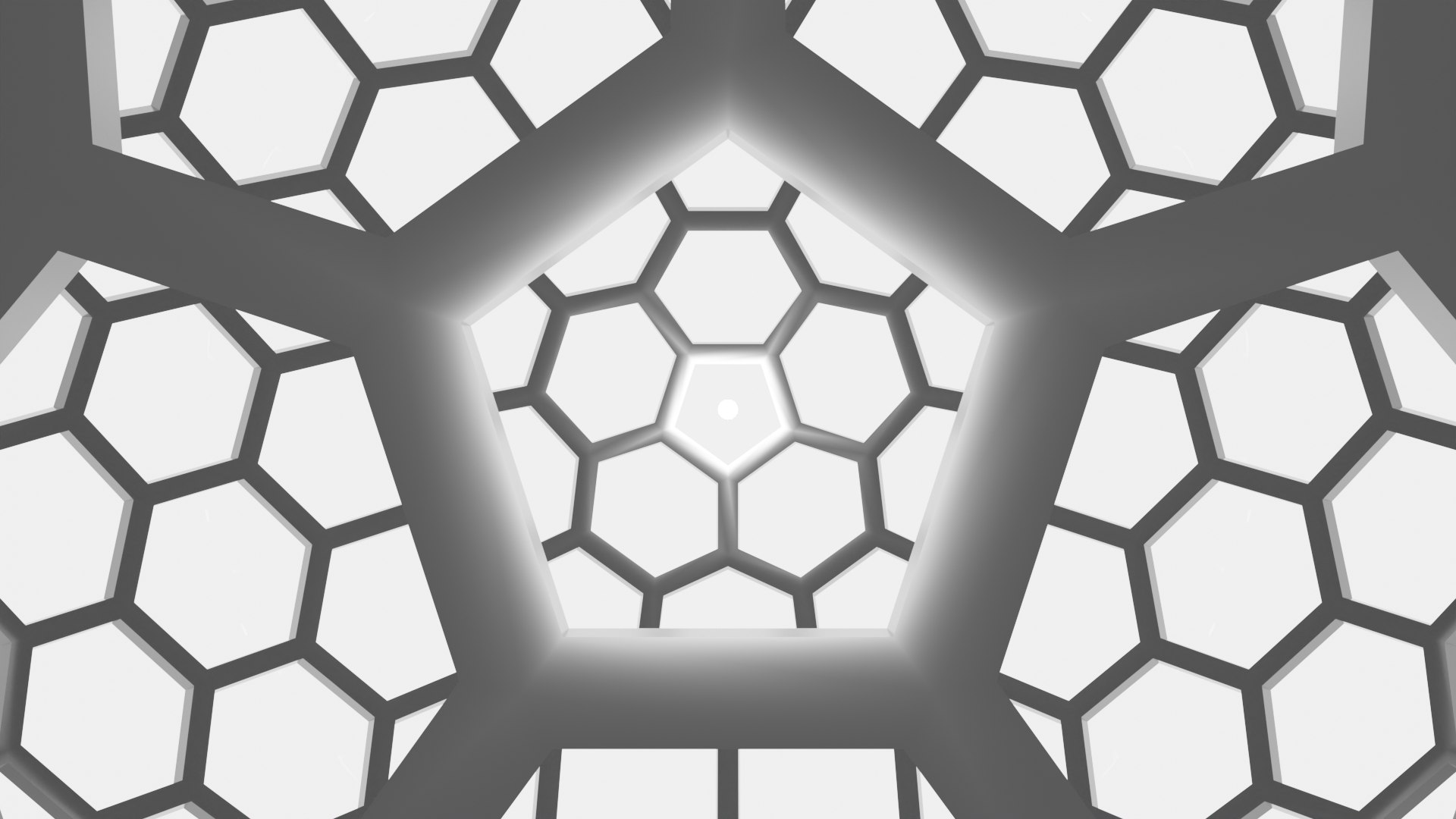 Geodesic Hexagon Dome Frame 3D - TurboSquid 2087092