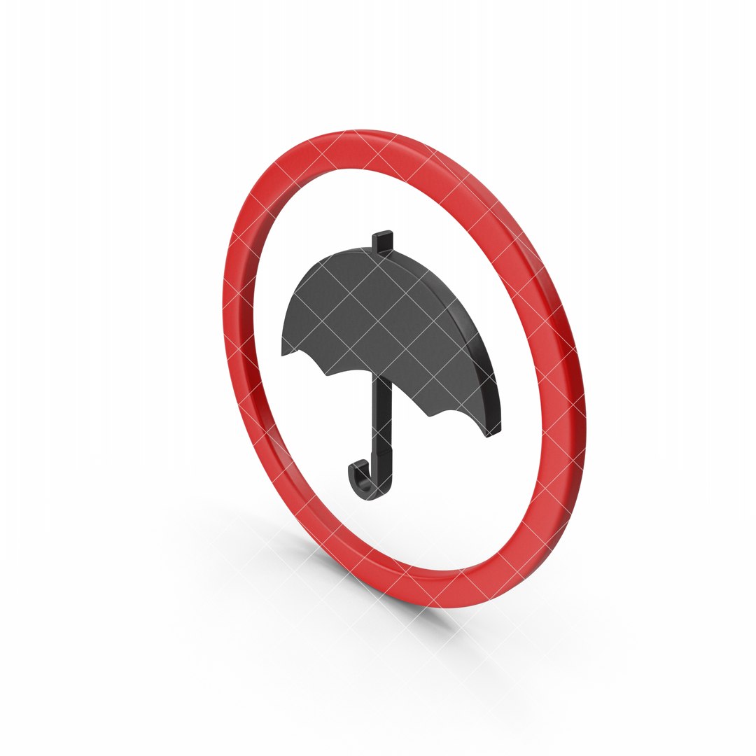 3D Model Keep Dry Icon - TurboSquid 2308925