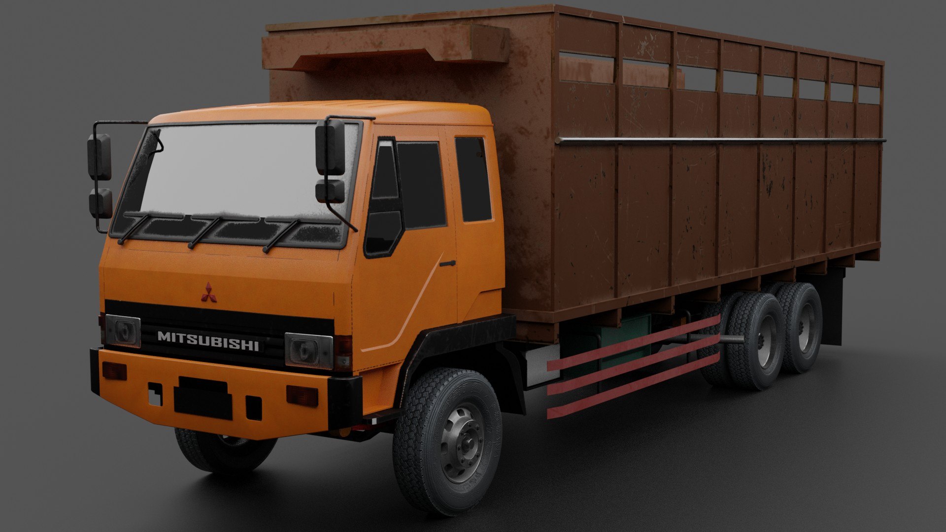 MITSUBISHI FUSO FN 527 SM Low-poly 3D Model 3D Model - TurboSquid 1941827