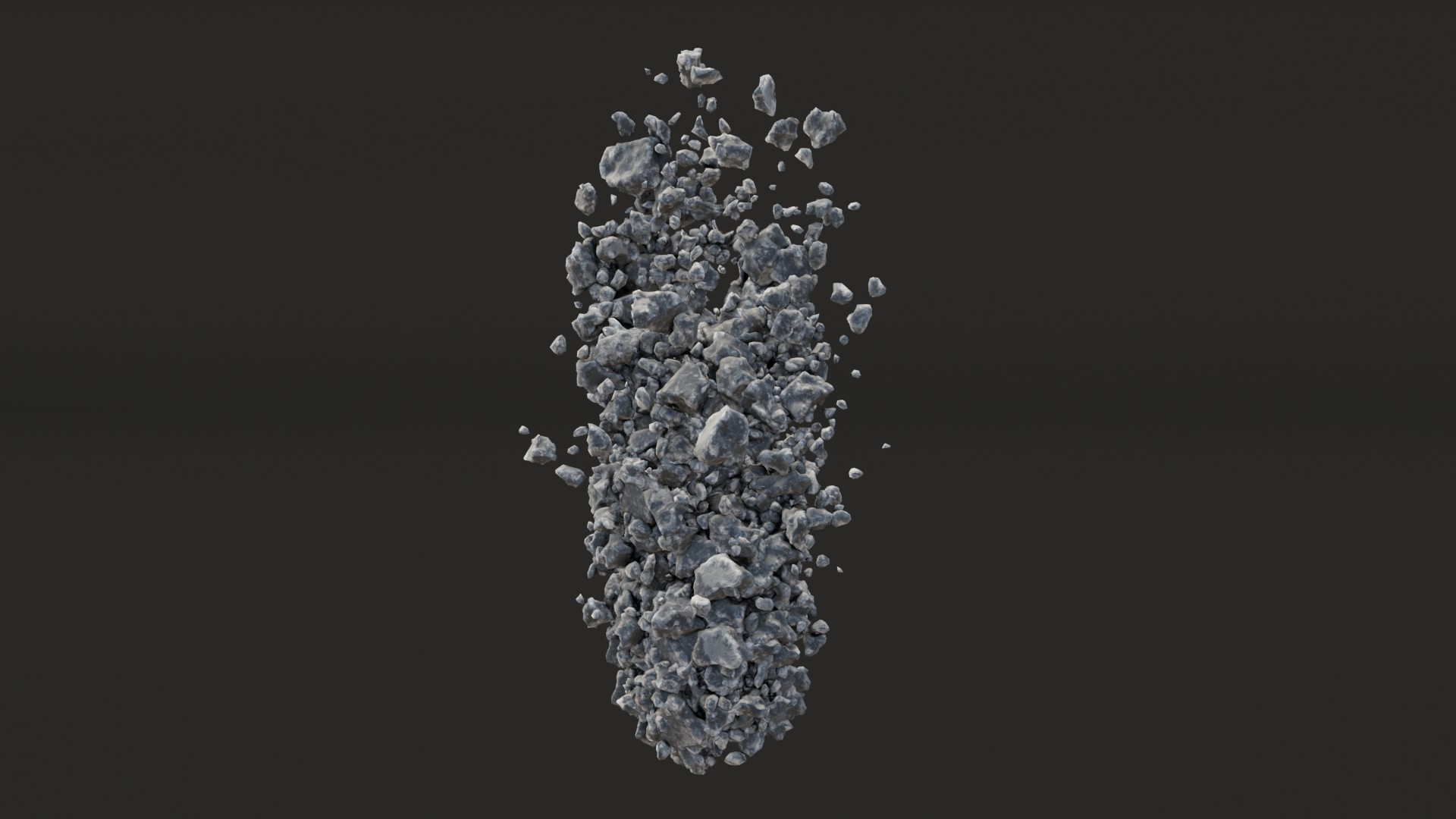 Animated Concrete Explode Upwards Sharp Model - TurboSquid 1778141