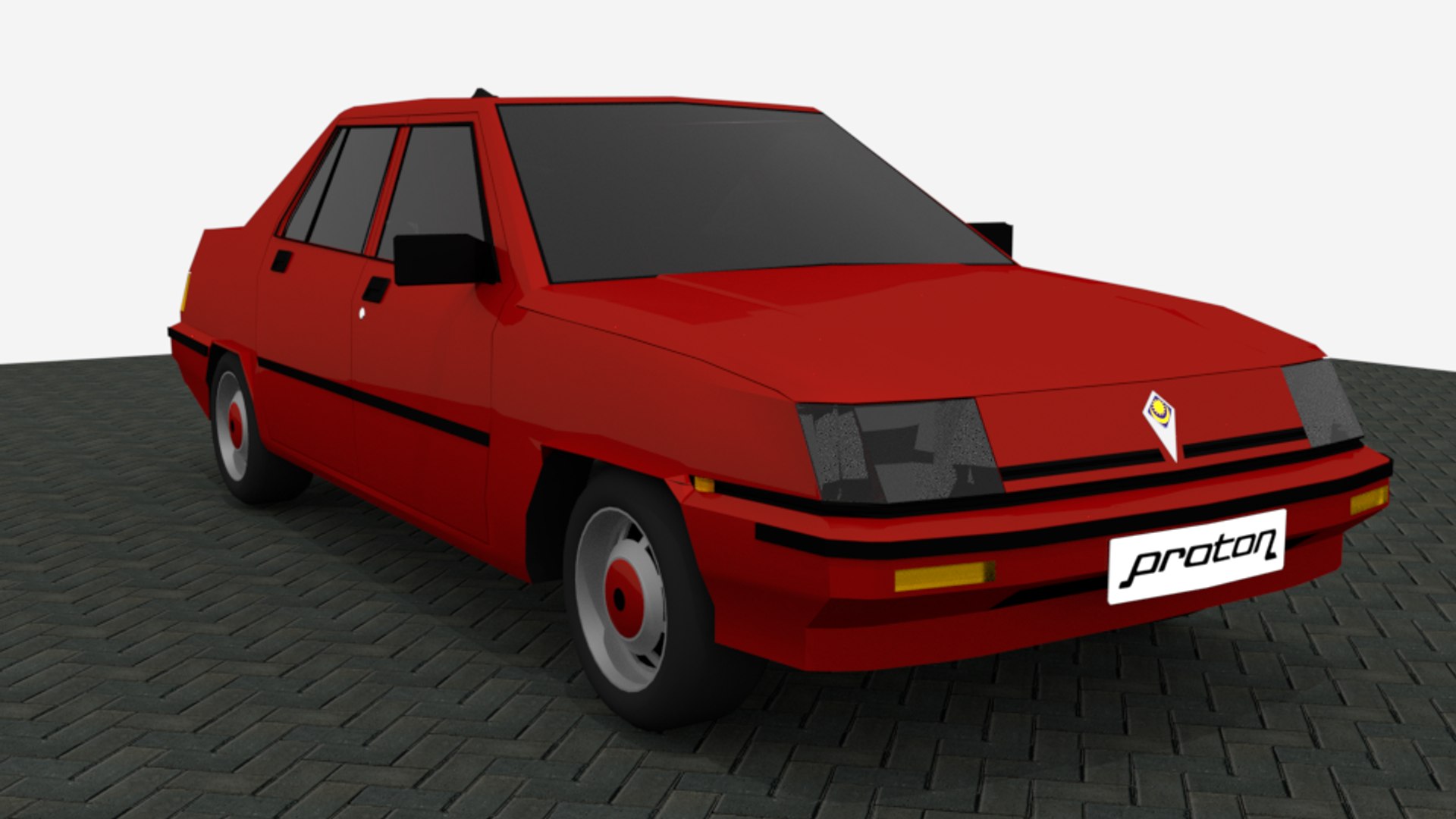 Proton Saga 1980 3D Model - TurboSquid 1469462